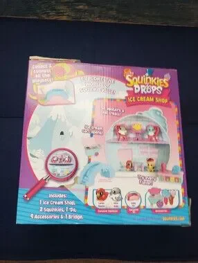 Squinkies | Toys | Nib Squinkieville Ice Cream Shop Playset Play Set ...